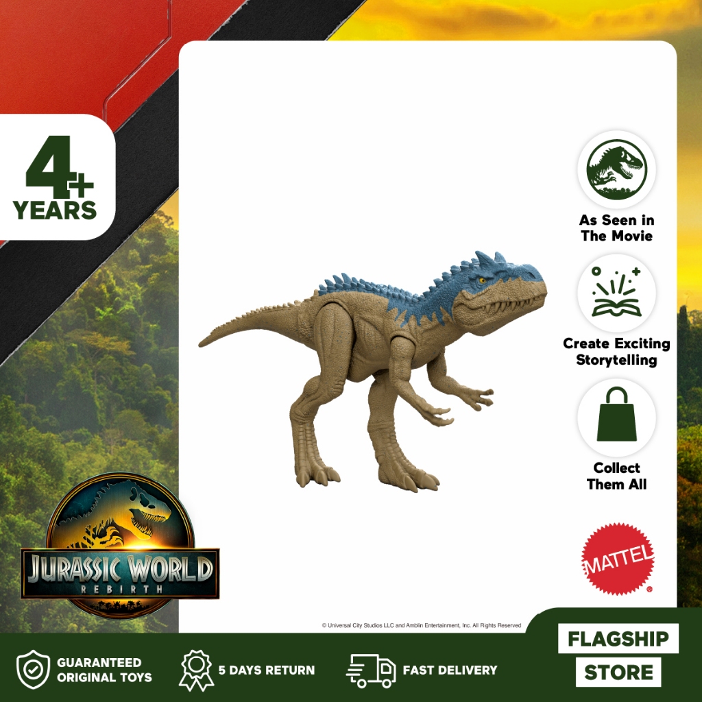 Jual Jurassic World Rebirth Allosaurus Mainan Action Figure Shopee