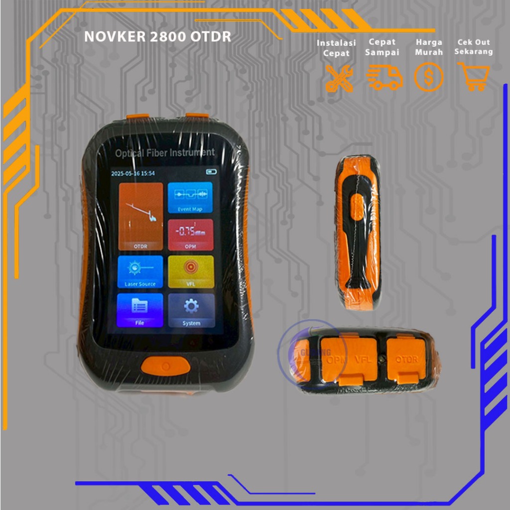 Jual NOVKER MINI OTDR LIVE NK2800 Awet & Bandel/Smart OTDR Mini/OTDR ...