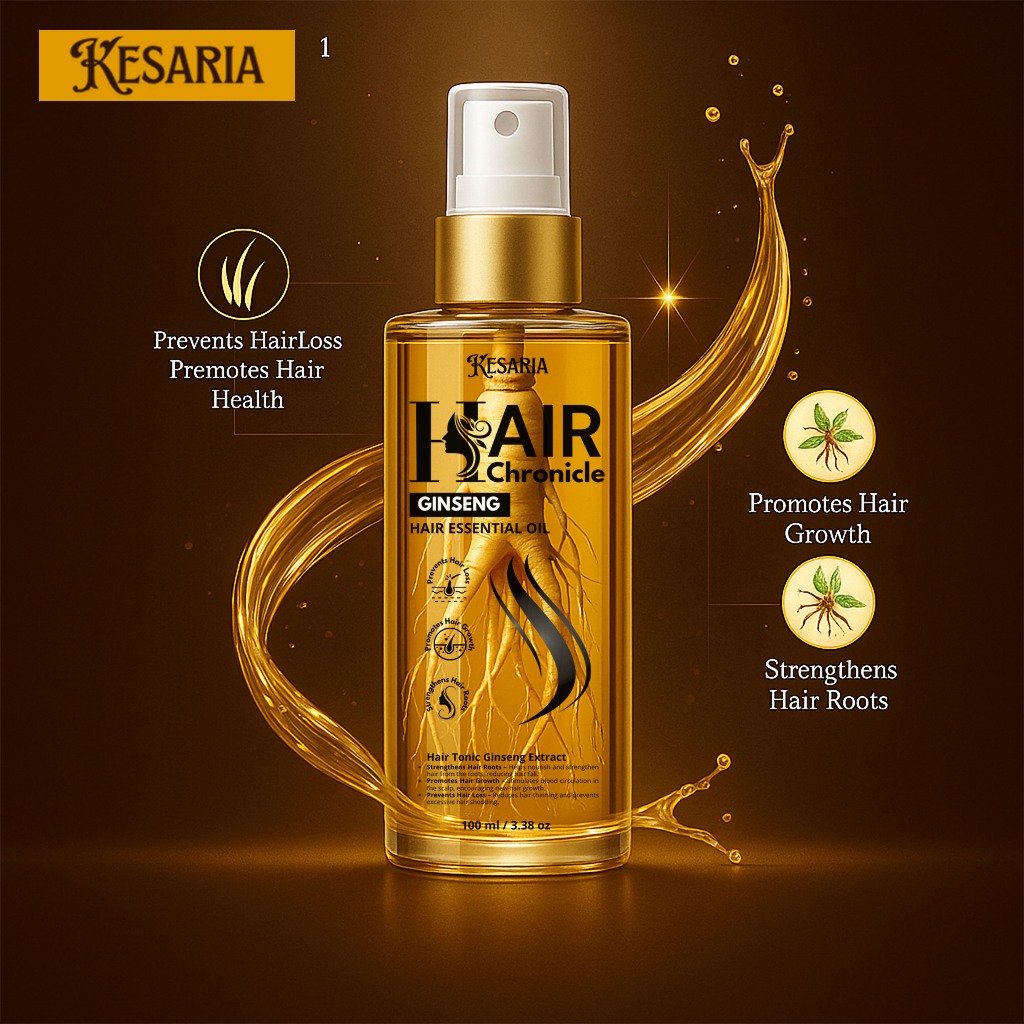 Jual KESARIA - Hair Chronical - Ginseng Hair Essence oil Hair Tonic ...