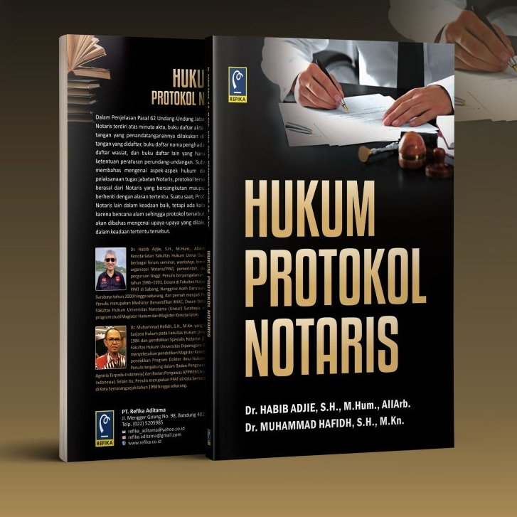 Jual Hukum Protokol Notaris - DR. HABIB ADJIE & DR. MUHAMMAD HAFIDH ...