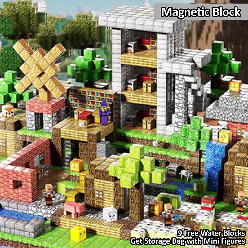 Jual MAINAN MAGNET BLOCK BUILDING SET - MAGNETIC BLOCKS SQUARE 3D UNTUK ...