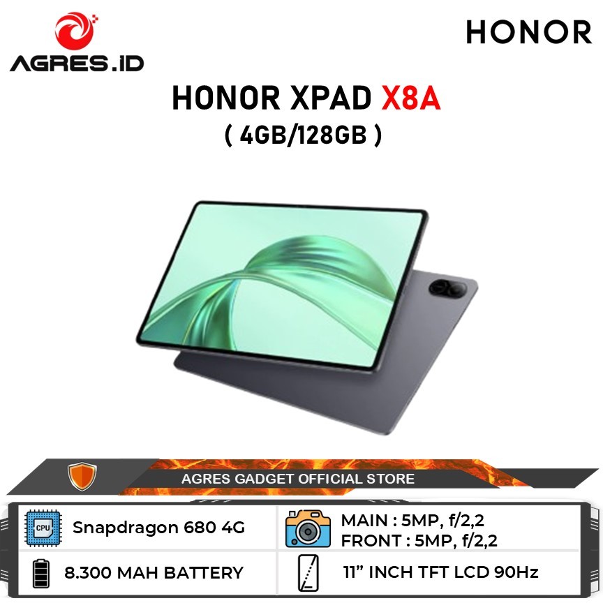 Jual Honor Xpad X8A 4GB/128GB Garansi Resmi Honor Indonesia | Shopee ...