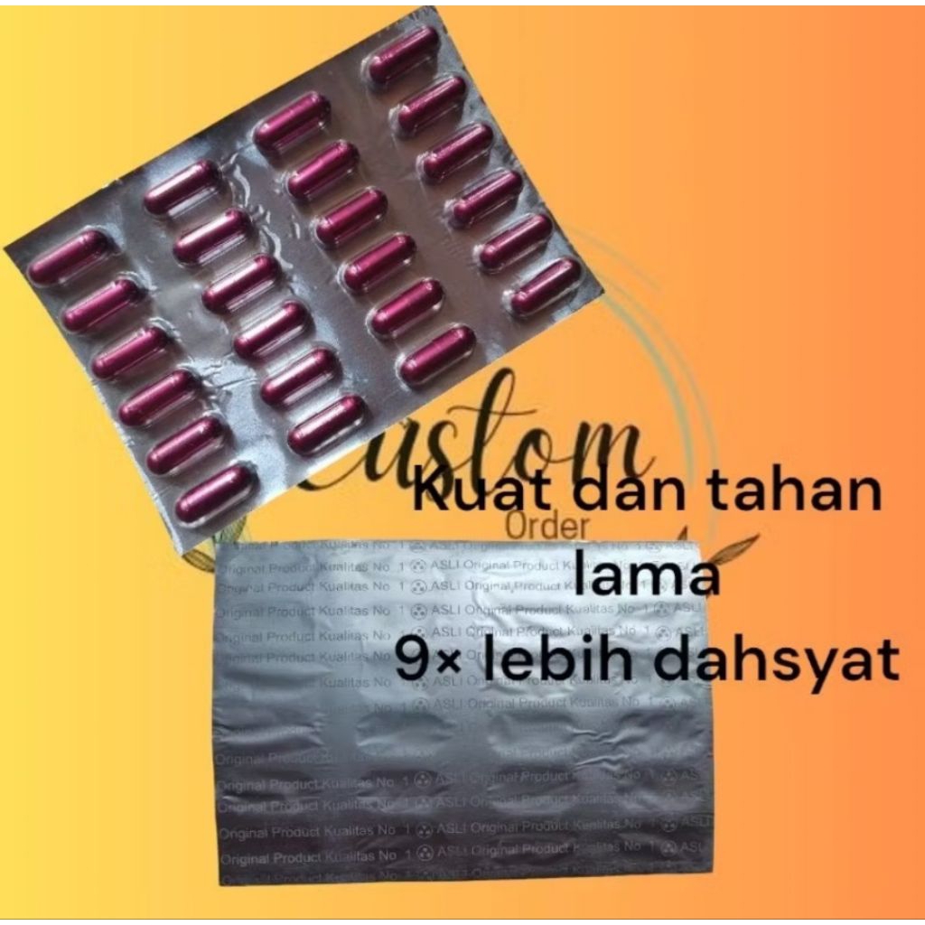 Jual kapsul obat kuat tahan lama pria dewasa 24 kapsul (privasi terjamin) | Shopee Indonesia