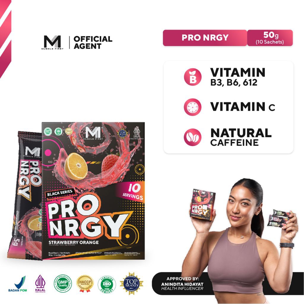 Jual Muscle First Pro NRGY 1 Box 10 sachet Suplemen Preworkout M1 ...