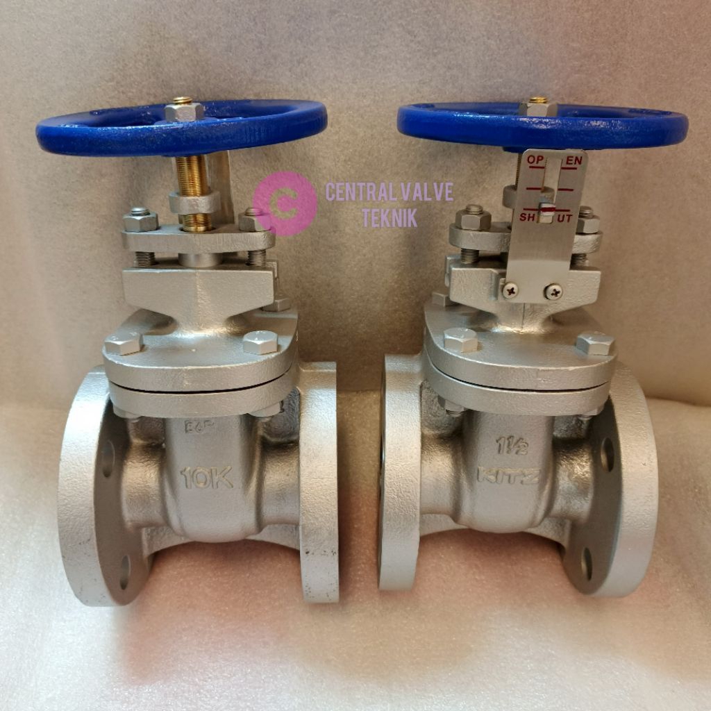 Jual Gate Valve Cast Iron KITZ 2" Inch Flange FCH-I Jis 10K DN50 | Shopee Indonesia