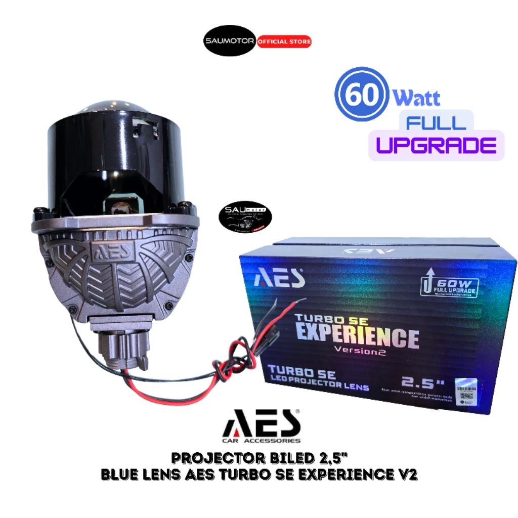 Jual AES Biled Turbo SE Experience V2 Lampu Biled Aes 2,5 Inchi 60 watt ...