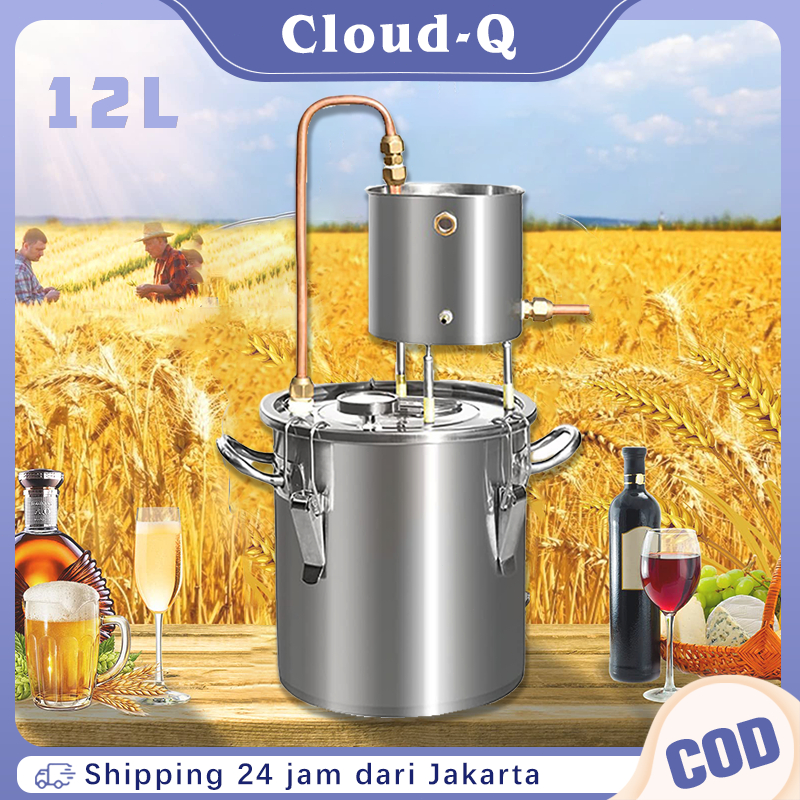 Jual Destilasi Distiller 12L Home Distiller 304 Stainless Alat ...