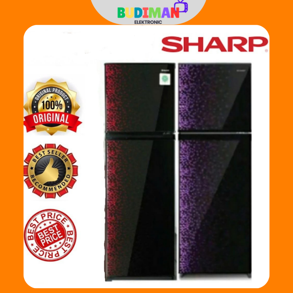 Jual Kulkas 2 Pintu Sharp SJ 316 MG GB GR Kulkas dua pintu Kapasitas ...