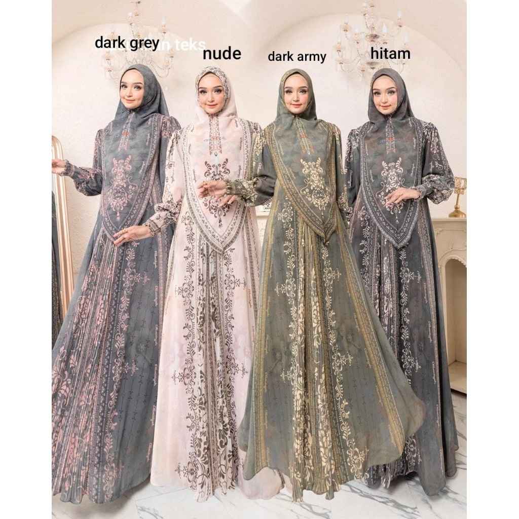 Jual Arabia set syari original Allawiyah | Shopee Indonesia