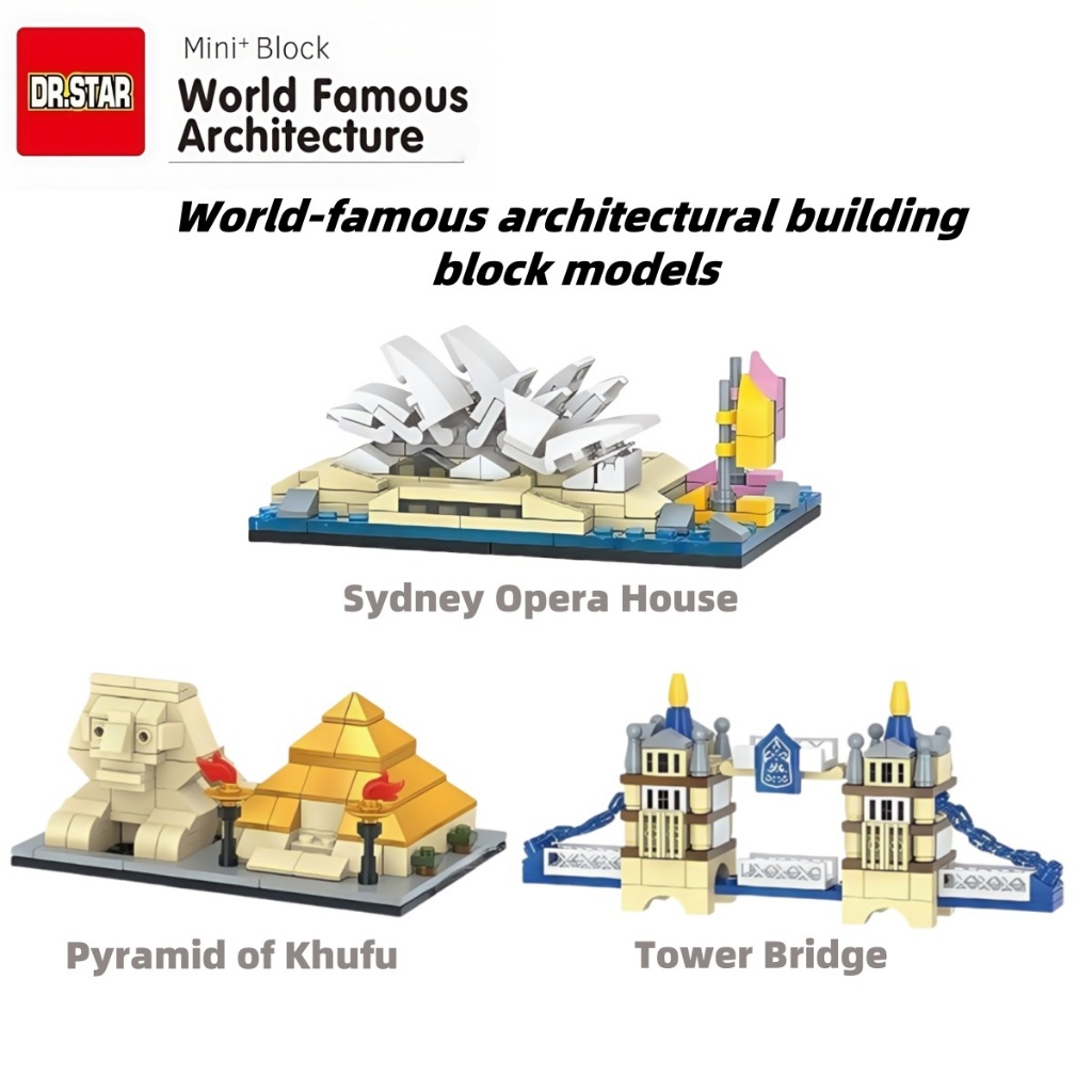 Jual Sydney Opera House/Sydney Opera House/London Bridge nano Block DlY ...