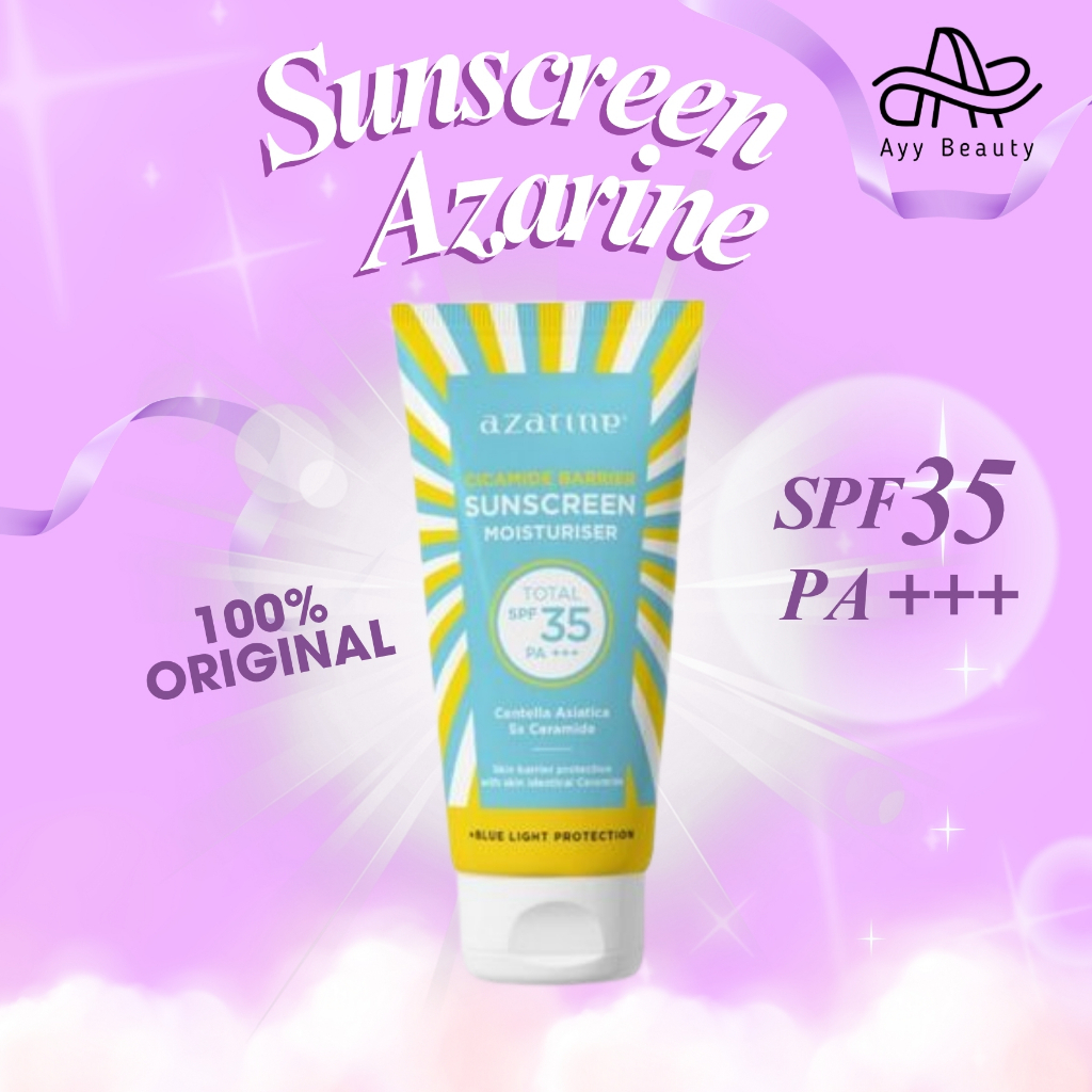 Jual Azarine Cicamide Barrier Sunscreen Moisturiser SPF35 PA+++ 40Gr ...