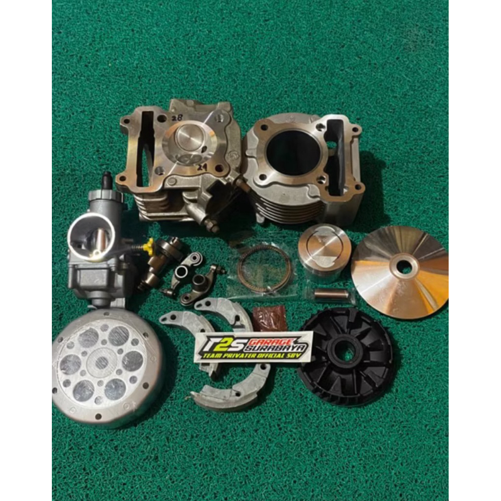 Jual Paket Bore UP Mio 150CC Sepaket Set Kirian PNP Full Custom ...