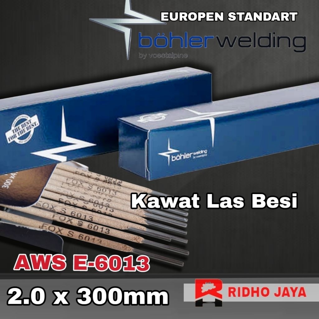 Jual 2 KG Kawat Las Besi 2mm x 300mm Bohler Welding Electrode Standart ...