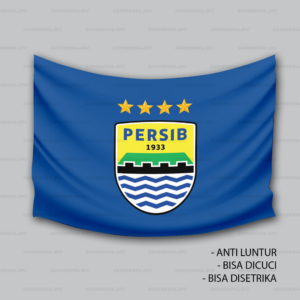Jual BENDERA JUMBO LOGO PERSIB BANDUNG BINTANG 3 SUPORTER VIKING ...