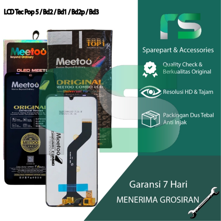 Jual LCD TECN0 POP 5 / Bd2 / Bd1 / Bd2d / Bd2p / Bd3 FULLSET COMPLETE | Shopee Indonesia