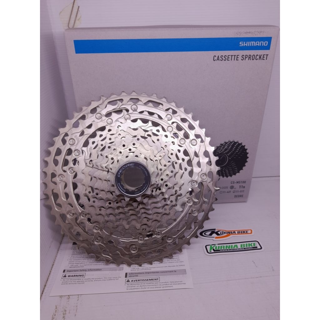 Jual Cassette Sprocket Shimano Deore Cs-M5100 11s 11-51T | Shopee Indonesia