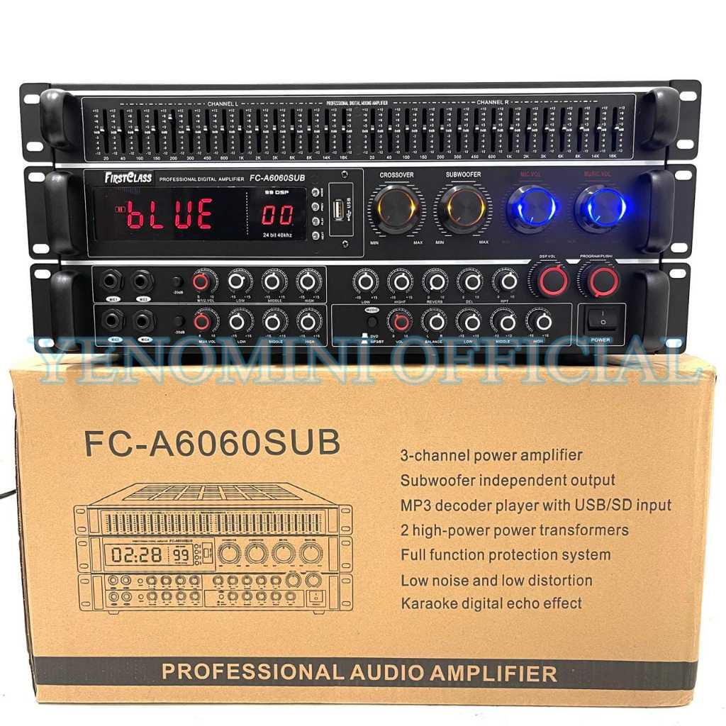 Jual Power Amplifier FirstClass Fc A 6060 Original Profesional Audio ...