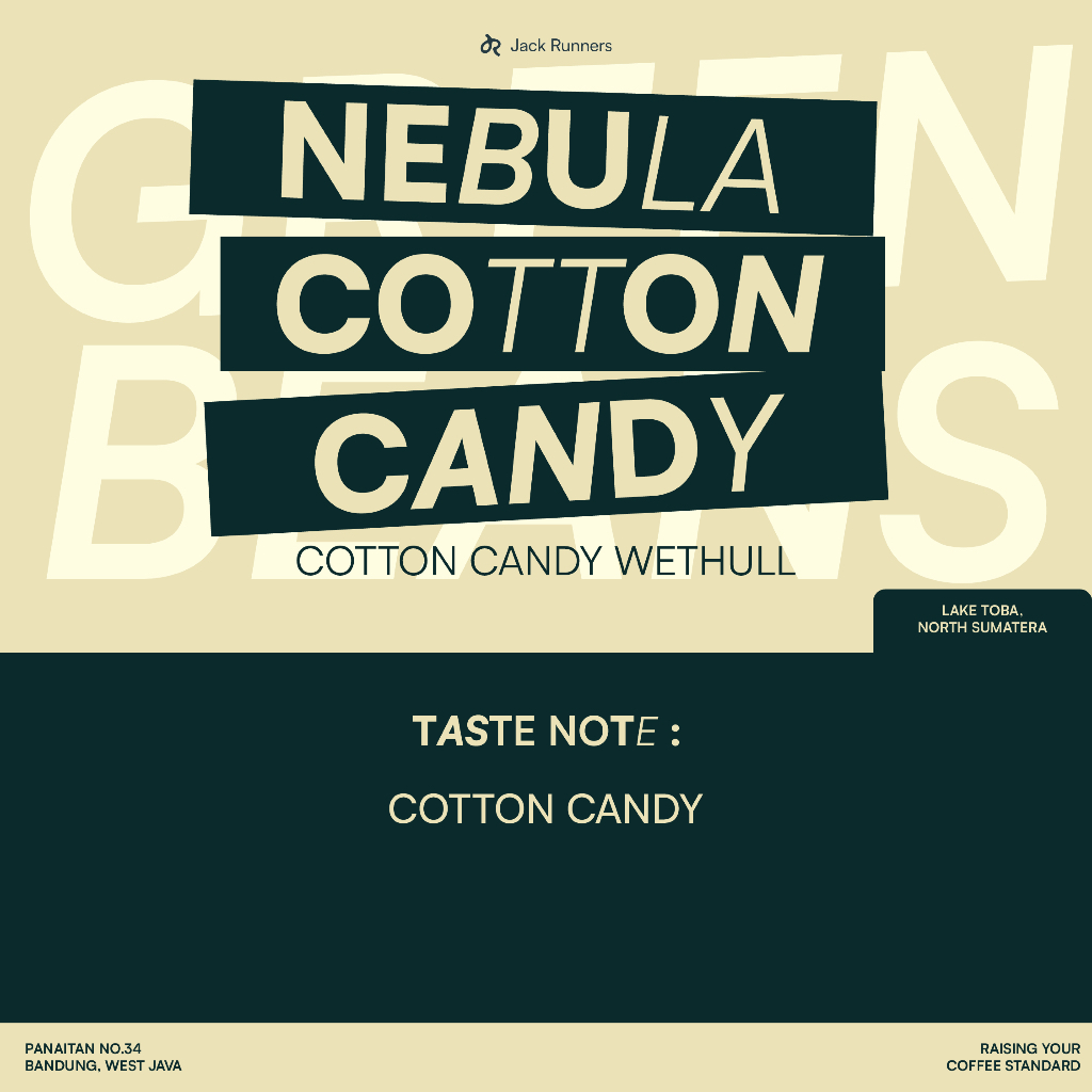 Jual JACK RUNNERS ROASTERY - NEBULA SERIES COTTON CANDY - GREEN COFFEE ...