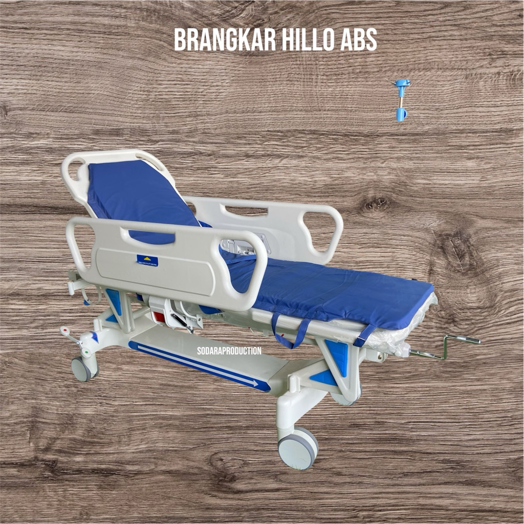 Jual Brangkar Dorong Pasien Tenoat Tidur UGD | Mobile Bed Ranjang ...