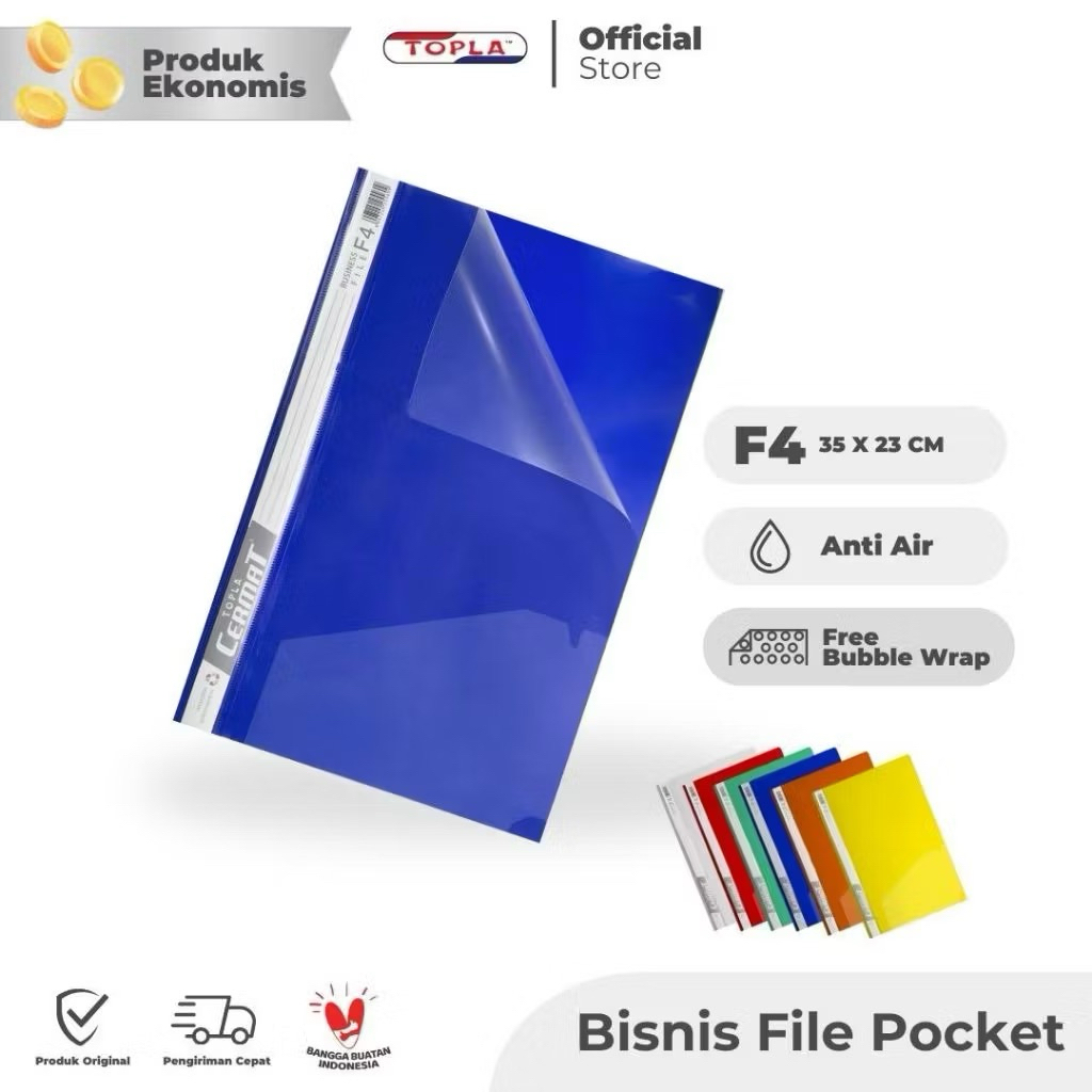 Jual Business file F4 / Bisnis File / Map snelhecter / Business File ...
