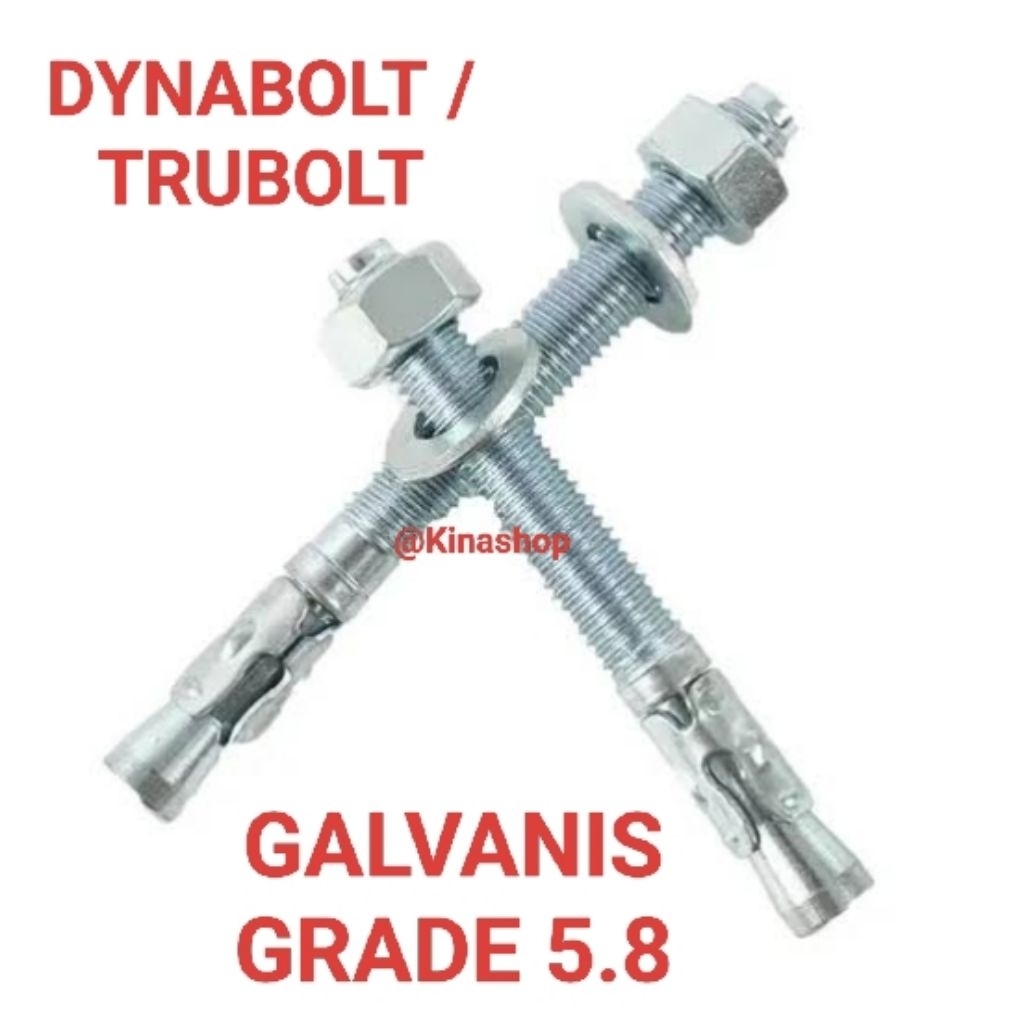Jual DYNABOLT TRUBOLT M12 X 200MM | Shopee Indonesia