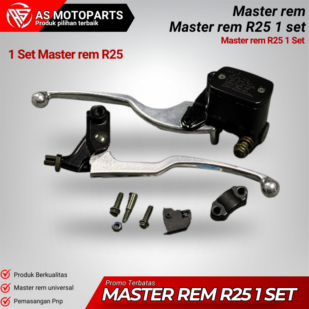 Jual MASTER REM R25 + KOPLING R25 HANDLE KIRI YAMAHA R25 VEGA KOPLING ...