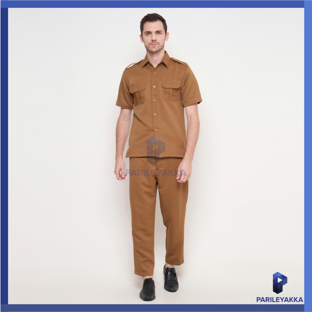 Jual Kemeja Seragam Pakaian Dinas Harian PDH Khaki Pemda Pemkot Pemkab Pegawai Negeri Sipil ...