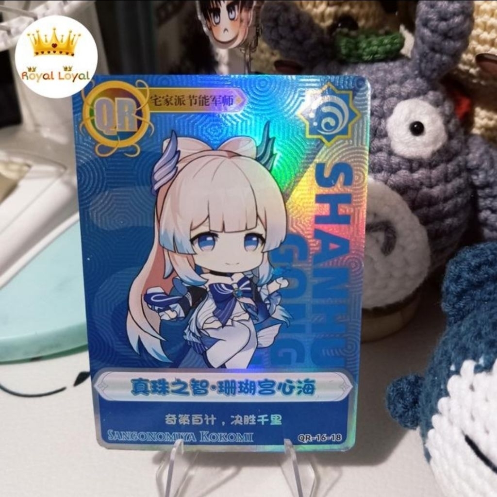 Jual Sangonomiya Kokomi Chibi Kartu Collection CCG Genshin Impact QR ...