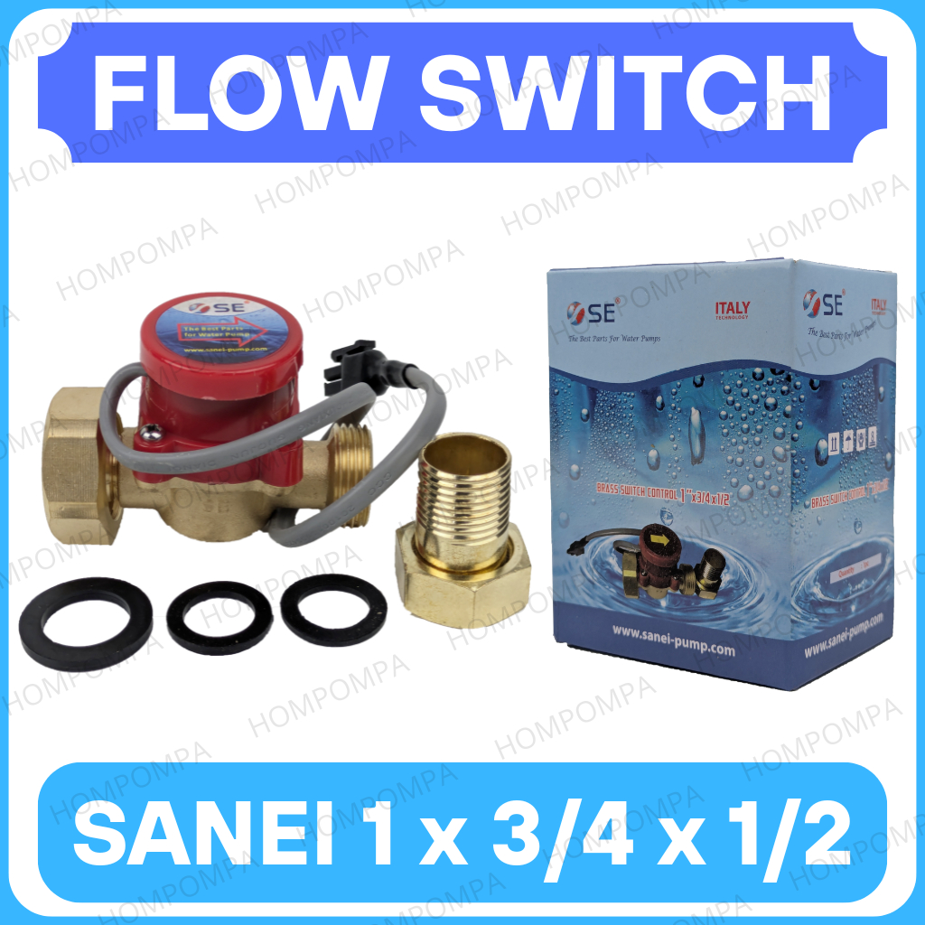 Jual FLOW SWITCH 3/4" Inch SAN-EI ORIGINAL - Otomatis Pompa Dorong Booster | Shopee Indonesia