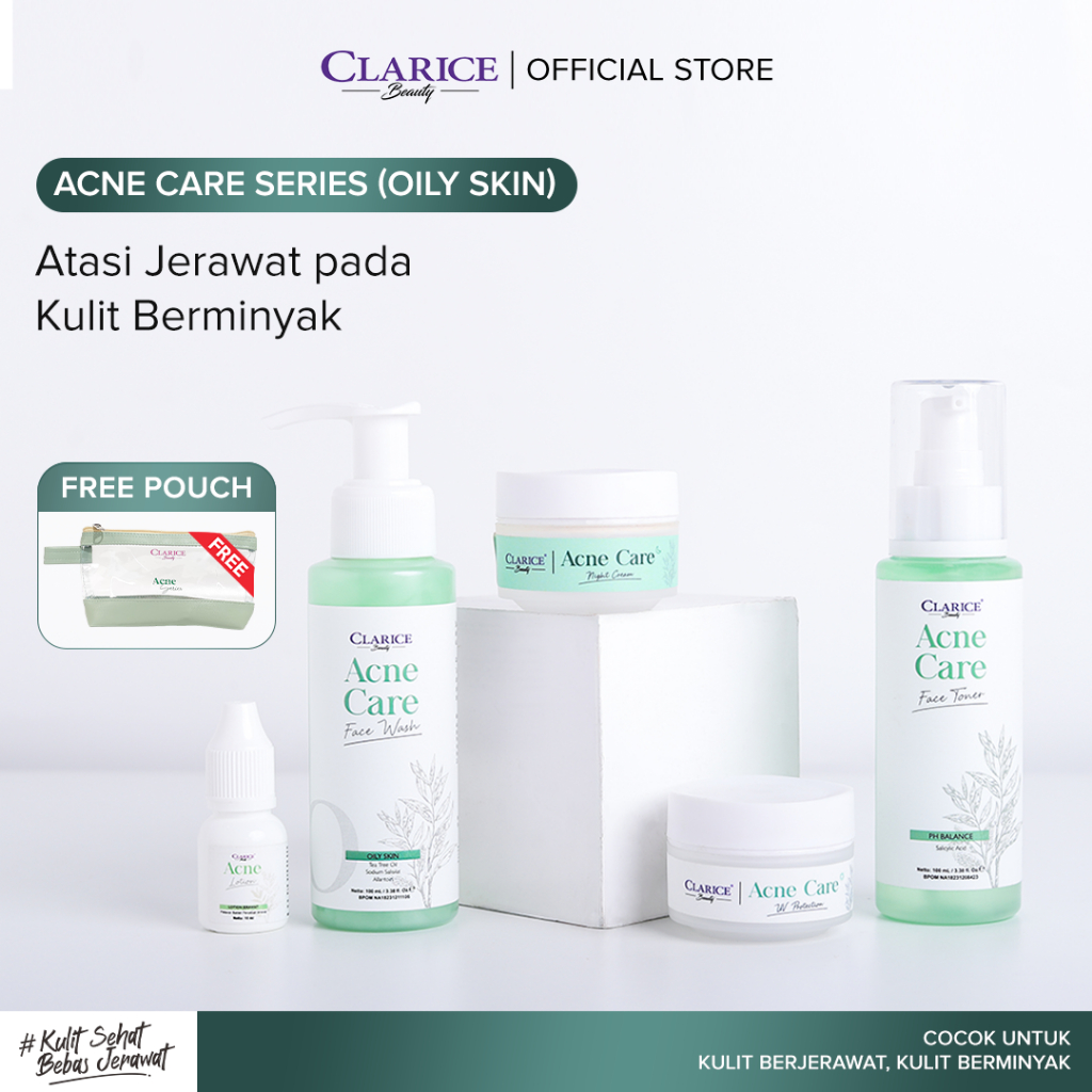 Jual CLARICE Beauty | Acne Care Oily Skin Series | Formula Paket ...