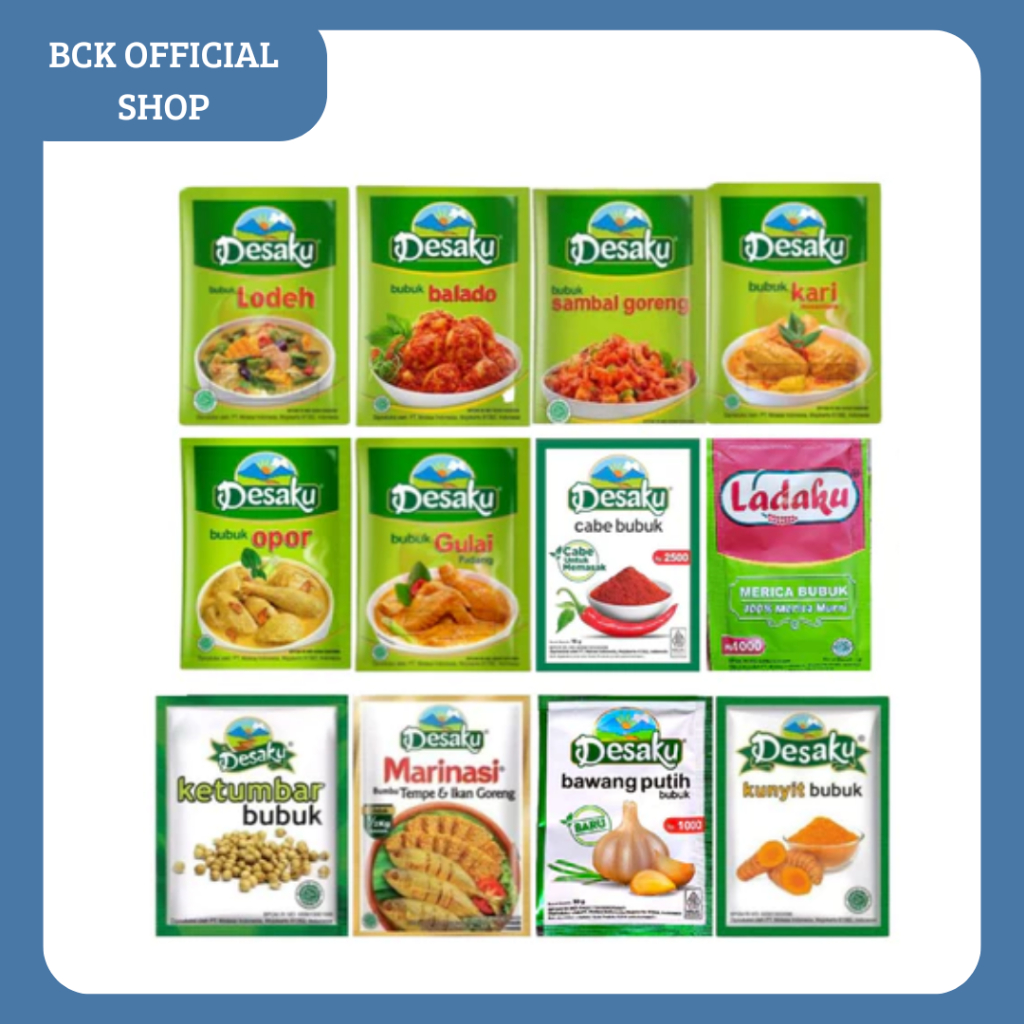 Jual DESAKU BUMBU BUBUK ALL VARIAN [ RENTENG ] | Shopee Indonesia
