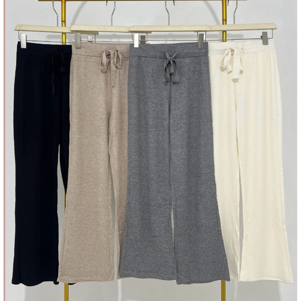 Jual naddean - Celana Cutbray Knit / Kulot Cutbray Rajut / Celana Knit ...
