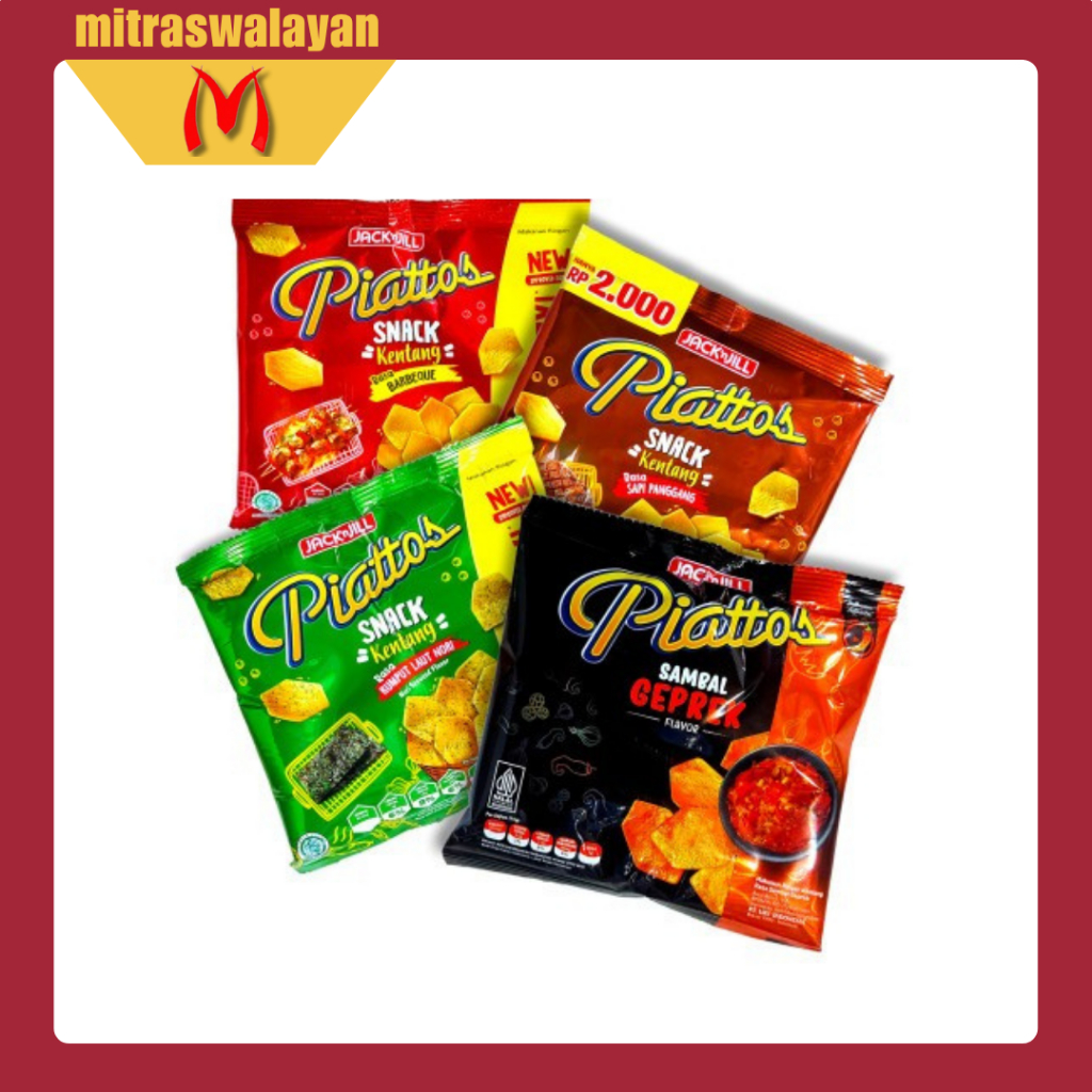 Jual PIATTOS Snack Kentang Kemasan 15 gr | Shopee Indonesia
