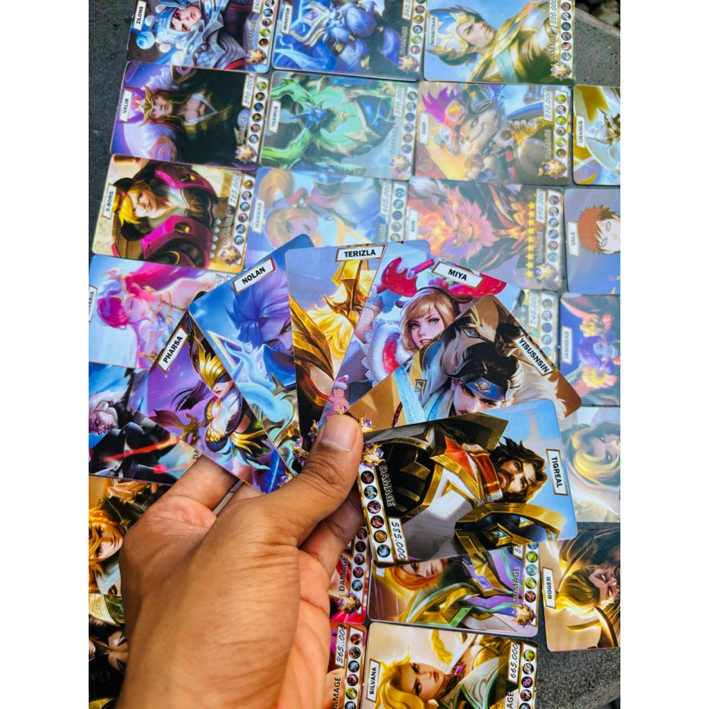 Jual kartu mobile legend scan aplikasi isi 36 kartu | Shopee Indonesia