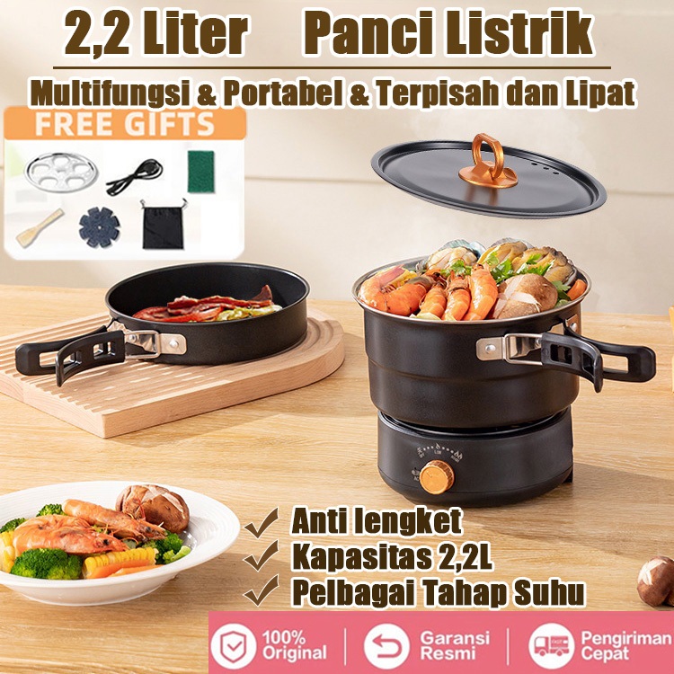 Jual Memasak Cepat- 2,2L 500W Kompor Listrik Lipat Portable Dilengkapi ...