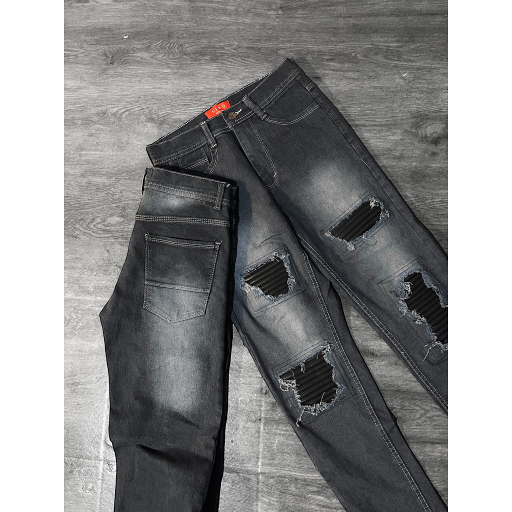 Jual SIKO Heritage Washed Freeze Leather Jeans | Shopee Indonesia