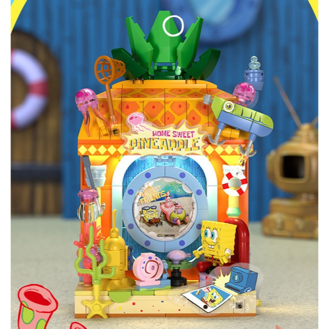 Jual Area X AB0055 Spongebob Relaxing Holiday brick block official ...