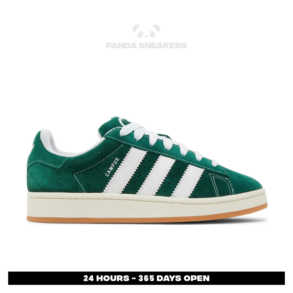 Jual Sepatu Campus 00s Dark Green Cloud White Sneakers Authentic ...
