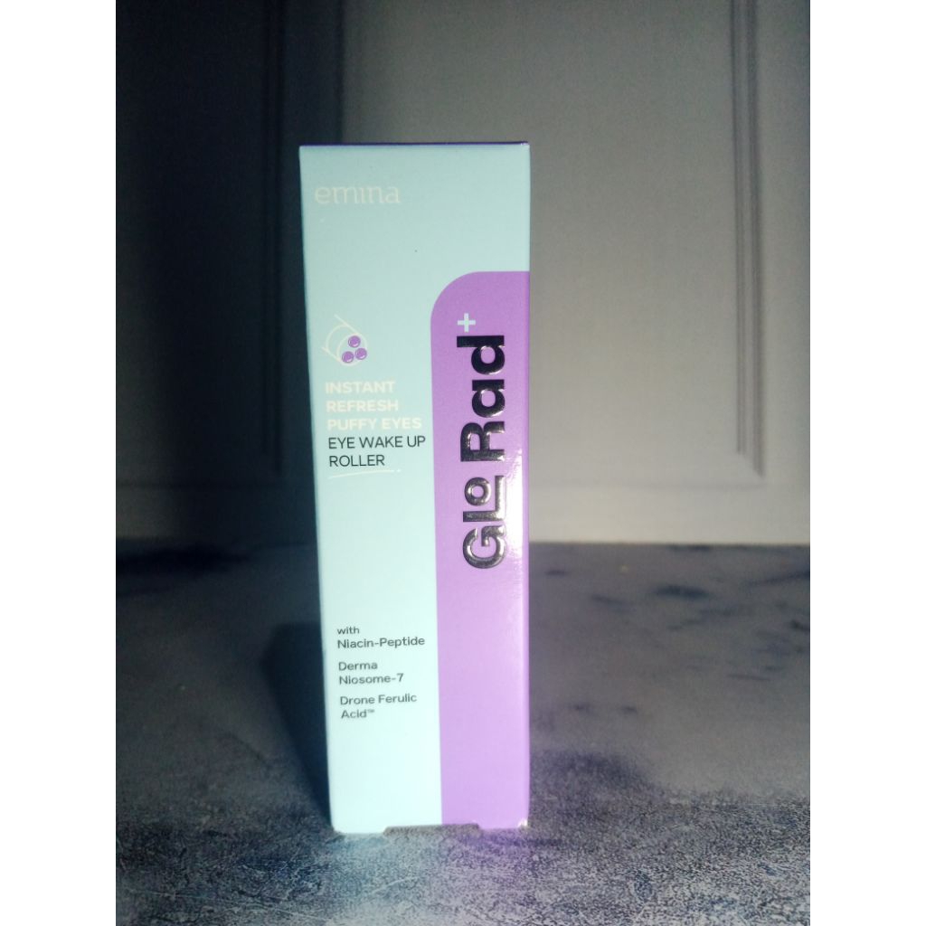 Jual Emina Glorad+ instant refresh puffy eyes eye wake up roller ...