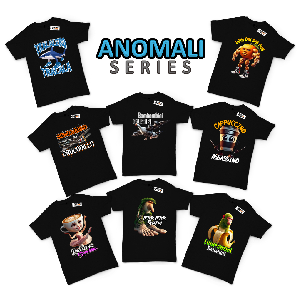 Jual Positif Merch Baju Kaos Anak Viral Tung Sahur Tralalero Ballerina ...