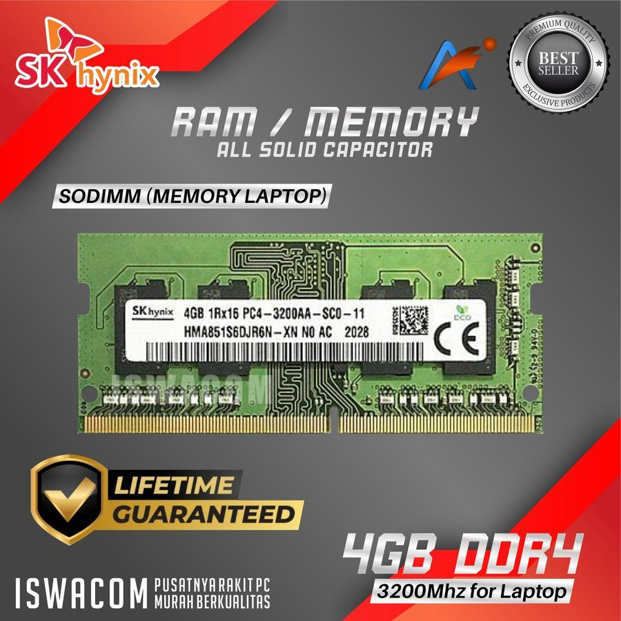 Jual HYNIX RAM LAPTOP DDR4 16GB | 8GB | 4GB SODIMM NOTEBOOK MEMORY ...