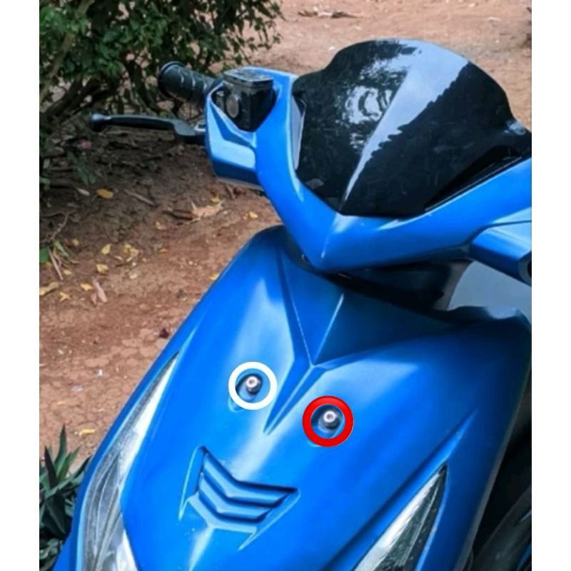 Jual BAUT TAMENG DEPAN ( 1 BAUT ) MODEL SPIRAL PCX VARIO BEAT DELUXE SCOOPY ADV STYLO GENIO ...