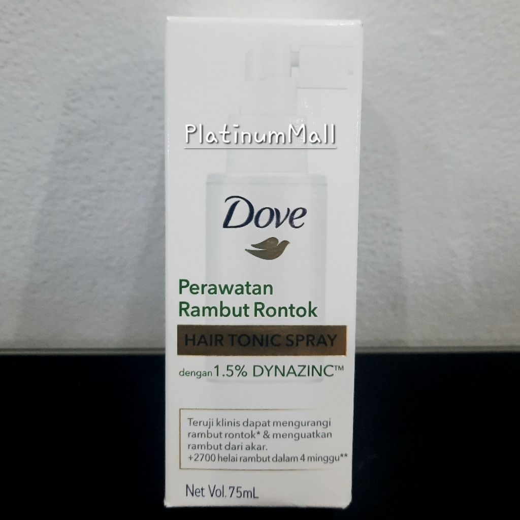 Jual Dove Hair Tonic Spray Perawatan Rambut Rontok 75 ml | Shopee Indonesia