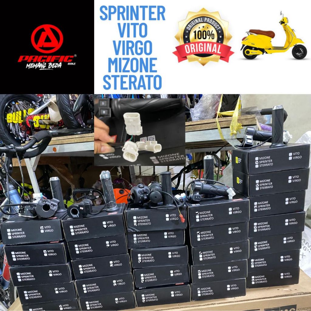 Jual EXOTIC PACIFIC Gas Throttle Motor Listrik Molis Multi Speed ...