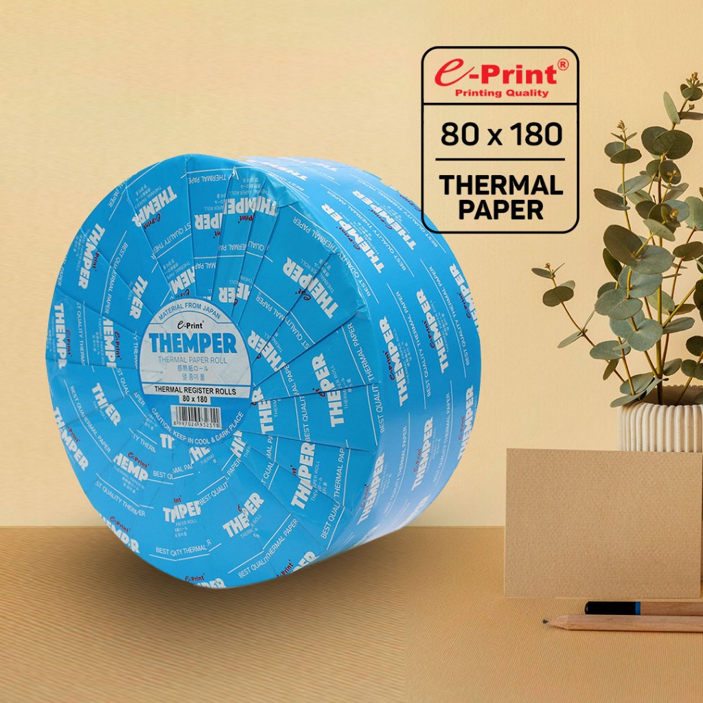 Jual e-Print Kertas Thermal Paper Roll Struk ATM Ukuran 80x180 THEMPER ...
