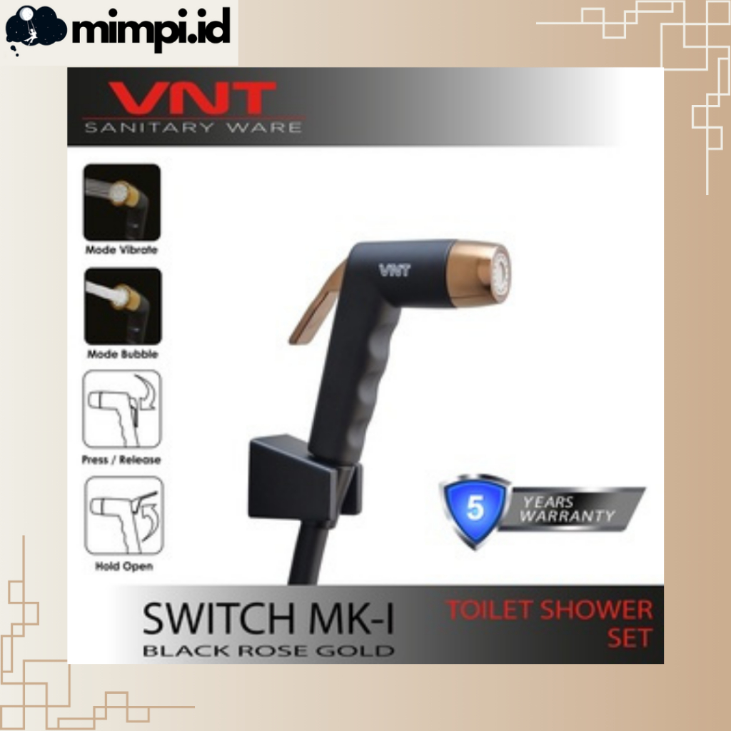 Jual VNT SWITCH MK-I Toilet Shower Jet Washer Cebok Bidet Closet WC Kloset | Shopee Indonesia