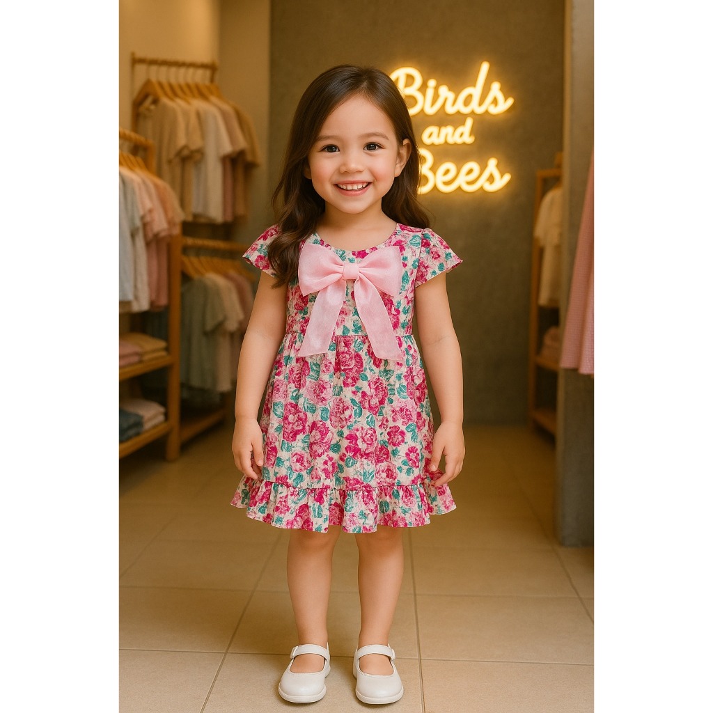 Jual Birds and Bees Dress Bunga Pita Besar Exclusive | Shopee Indonesia