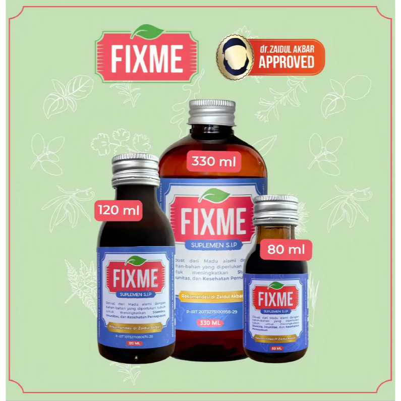 Jual JSR FIxme + Flu Batuk Melegakan Pernapasan kemasan 80-120 ml ...