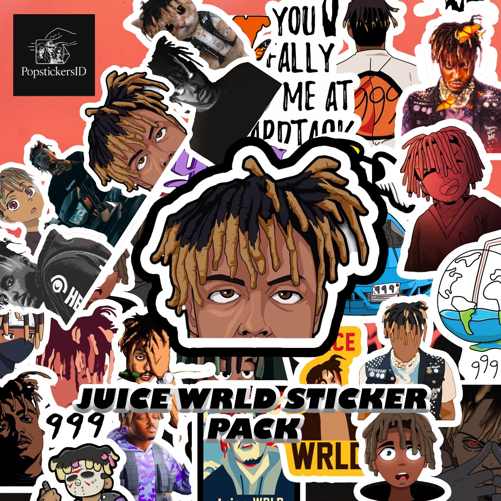 Jual JUICE WRLD Stickers Hip-Hop Rap Pack 10pcs – Stiker Rapper ...