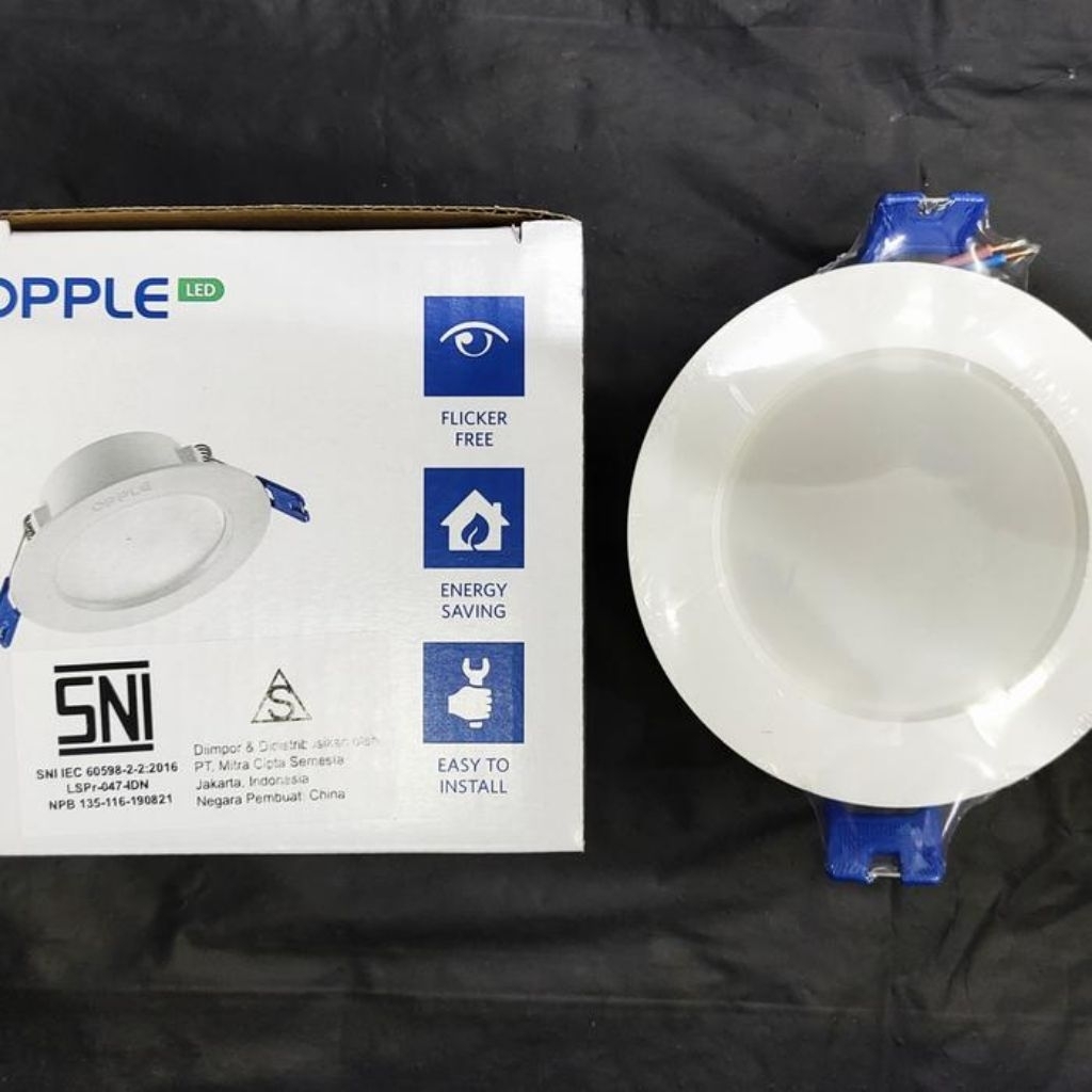 Jual Led Downlight Opple 4 watt 2.5 Inch putih | Shopee Indonesia
